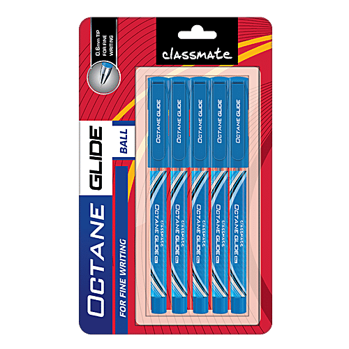 Buy Classmate Octane Glide Blue Ball Pen Online at Best Price of Rs 50 ...