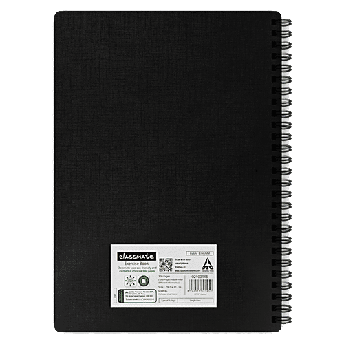 Buy Classmate Ruled Notebook - 6 Subject, Assorted Colour Online at ...