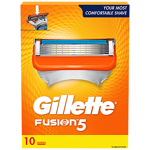 Buy Gillette Fusion 5 Blade Shaving Cartridges - With Lubrastrip ...