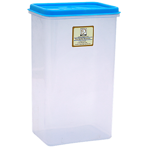 Buy Laplast Storewell Airtight Container with Blue Lid - Transparent ...