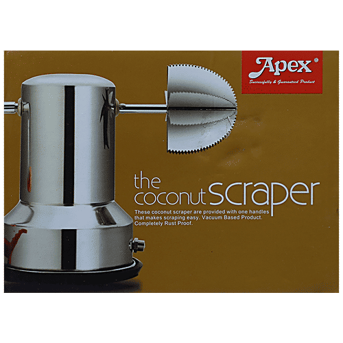 Buy Apex Coconut Scraper Stainless Steel - Easy Handle Grip Online at ...