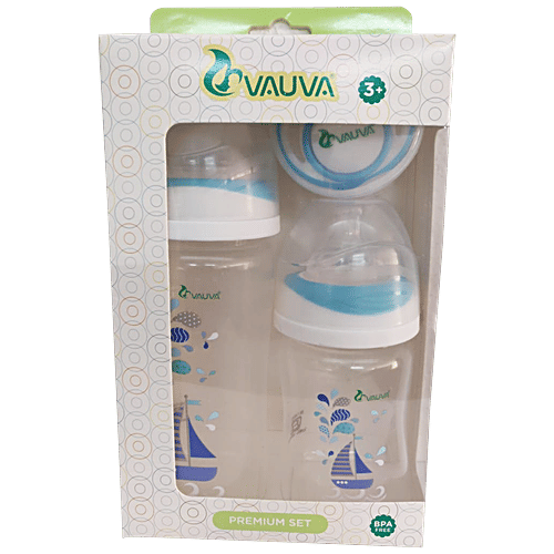Buy Vauva Premium Feeding Bottle Set - Assorted Colour, Blue/Pink ...