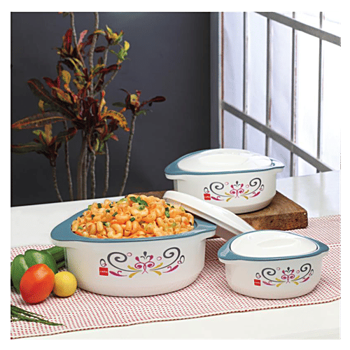 Buy Cello Insulated Hot Fresh Casserole For Roti/Chapati - White Online ...