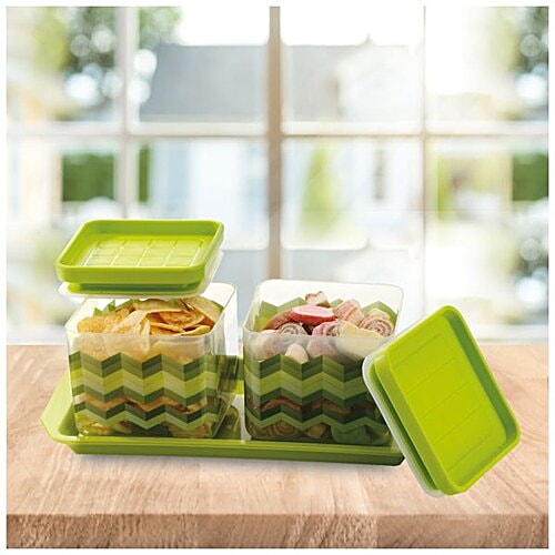 Buy Asian Kitchen King Festival Storage Container Set & Snack Tray ...