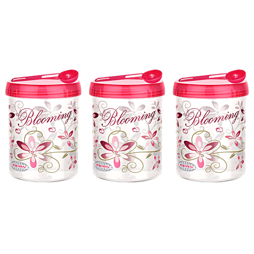 Buy Asian Airtight Turn & Lock Jar with Spoon - Assorted Colour ...