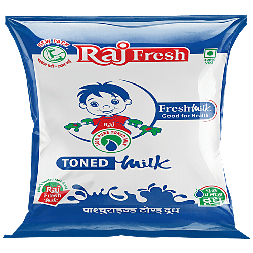 Buy Raj Fresh Toned Milk Online at Best Price of Rs null - bigbasket