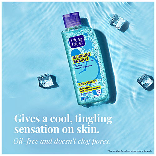 Buy Clean & Clear Morning Energy Aqua Splash Face Wash Online at Best ...