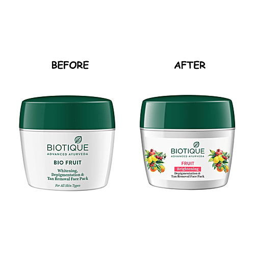 Buy BIOTIQUE Depigmentation & Tan Removal Face Pack - Fruit ...