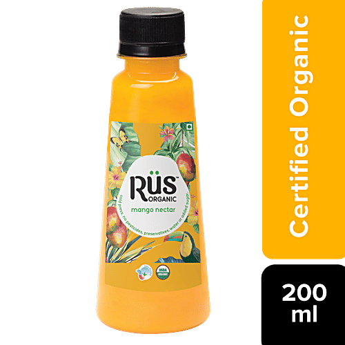 Buy RUS Organic Mango Nectar Juice Online at Best Price of Rs null ...