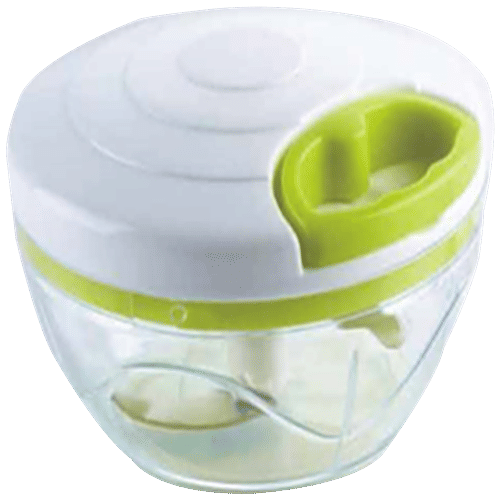 Buy Triones Handy Chopper with 3 Blades - Green & White, Plastic ...