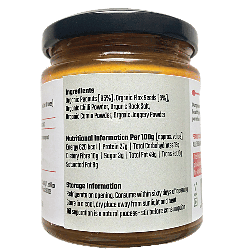 Buy Jus Amazin Organic Peanut Flax Chutney - Spicy Podi Flavour Online ...