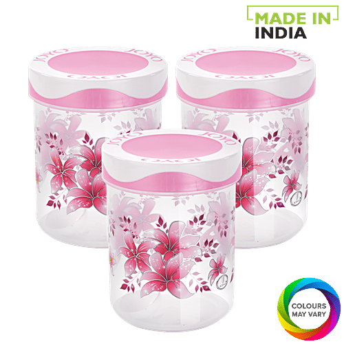 Buy JOYO Better Home Super Tight Plastic Container - Printed, Assorted ...