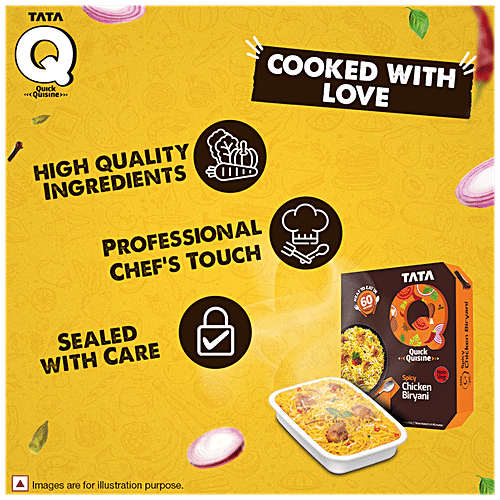 Buy TATA Q Ready To Eat Spicy Chicken Biryani - High-Quality ...
