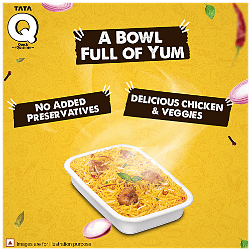 Buy TATA Q Ready To Eat Spicy Chicken Biryani - High-Quality ...