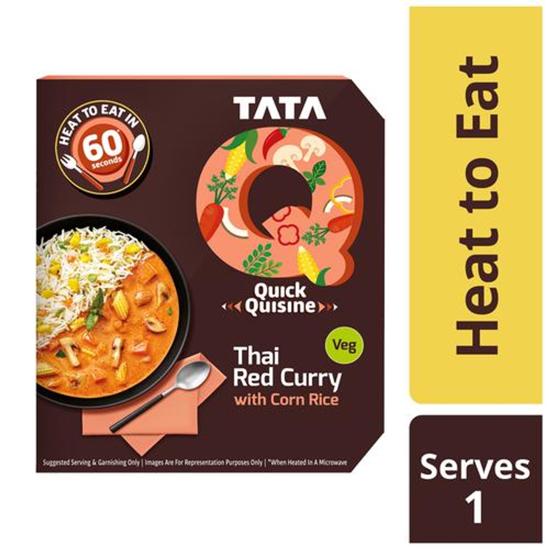 Buy TATA Q Heat To Eat - Thai Red Curry With Corn Rice Online at Best ...