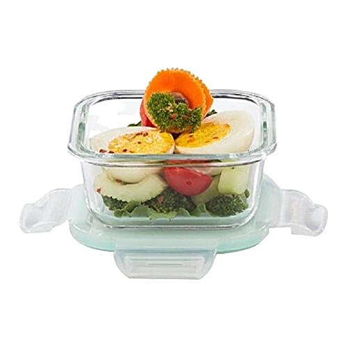 Buy Signoraware Lock 'N' Store Borosilicate Glass Container - Square ...