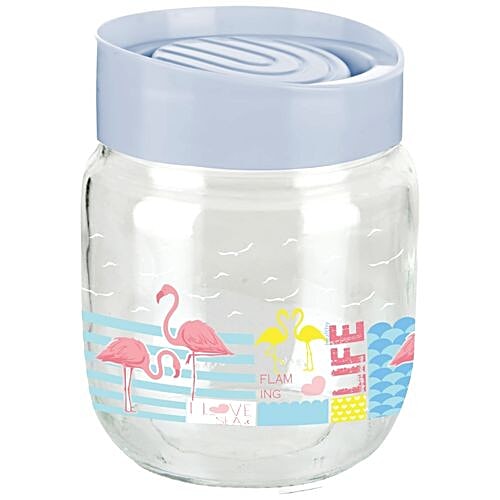 Buy Signoraware Glass Jar Stackable - Blue, 5701 Online at Best Price ...