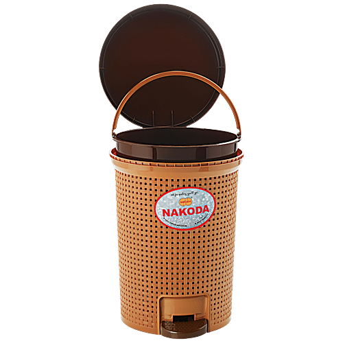Buy Nakoda Hazel Pedal Plastic Dustbin / Garbage Bin With Inner Bucket ...