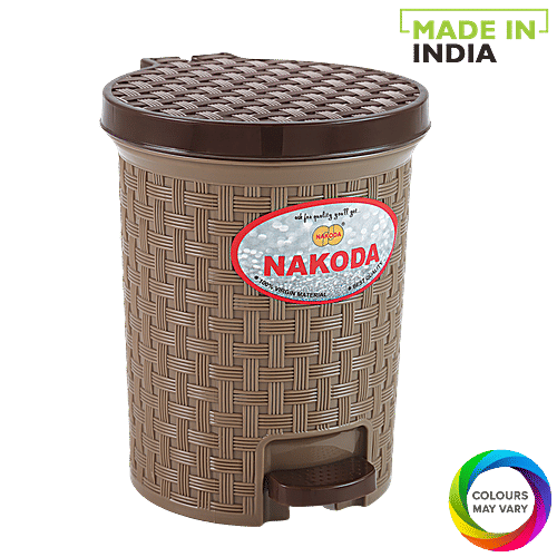 Buy Nakoda Hazel Pedal Plastic Dustbin / Garbage Bin With Inner Bucket ...