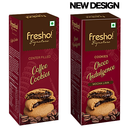 Buy Fresho Signature Center Filled Coffee Cookies Online at Best Price ...