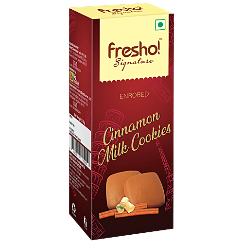 Buy Fresho Signature Enrobed Cinnamon Milk Chocolate Dipped Cookies ...