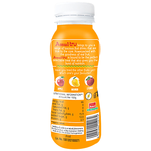 Buy Amul Tru Orange Online at Best Price of Rs 10 - bigbasket