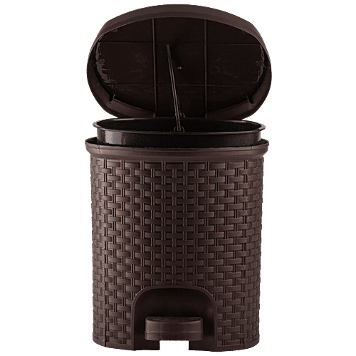 Buy Polyset Java Plastic Dustbin / Garbage Bin With Inner Bucket - Matt ...