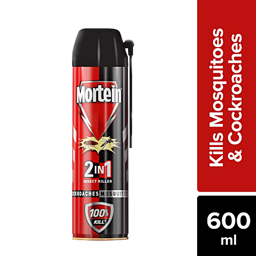 Buy Mortein 2-In-1 Mosquito & Cockroach Killer Spray - Lemon Fragrance ...