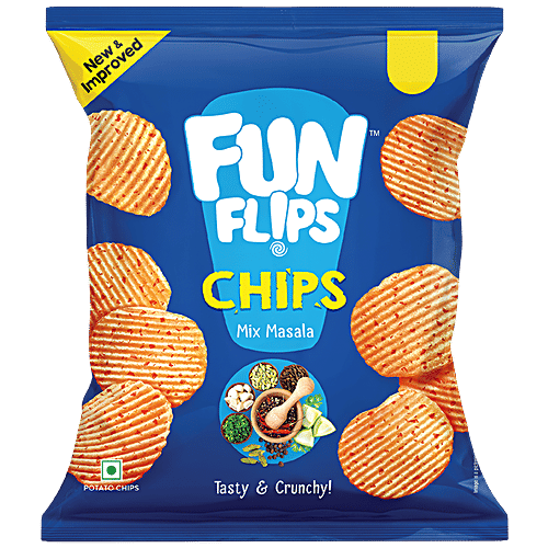 Buy Fun Flips Potato Chips - Mix Masala Online at Best Price of Rs 5 ...