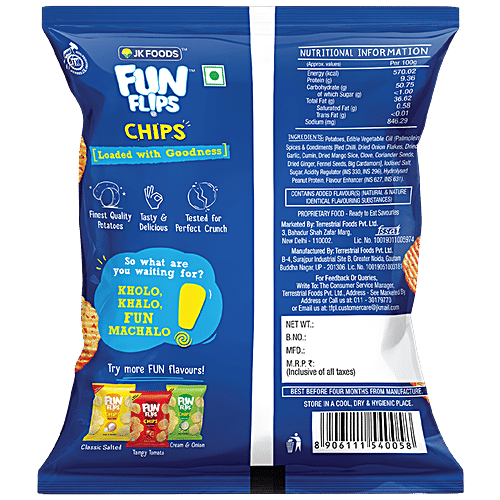 Buy Fun Flips Potato Chips - Mix Masala Online at Best Price of Rs 10 ...