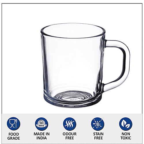 Buy Yera Tea/Coffee Glass Mug Set Online at Best Price of Rs 229 ...