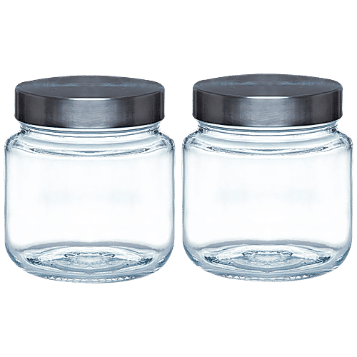 Buy Yera Glass Jar With Steel Cap Online at Best Price of Rs 157 ...