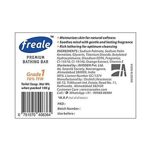 Buy Freale Premium Citric Orange Bathing Bar Online at Best Price of Rs ...