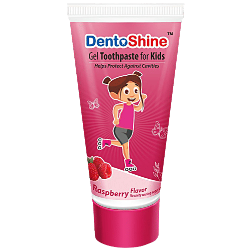 Buy Dentoshine Gel Toothpaste For Kids - Raspberry Flavour, Dora Online ...