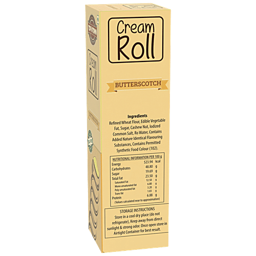 Buy Top 'N Town Bakers Cream Roll - Butter Scotch, Egg Free Online at ...