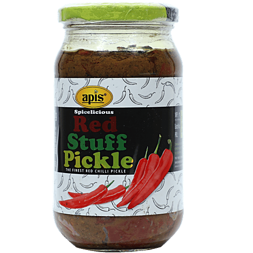 Buy Apis Red Stuffed Chilli Pickle Online at Best Price of Rs 99 ...