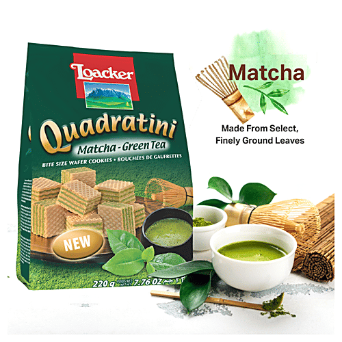 Buy Loacker Quadratini Matcha-Green Tea Online at Best Price of Rs 299 ...