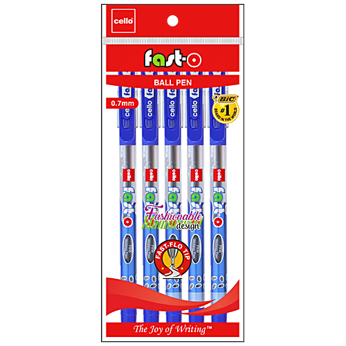 Buy BIC Cello Fast-O Ballpen Set - Blue Online at Best Price of Rs 35 ...