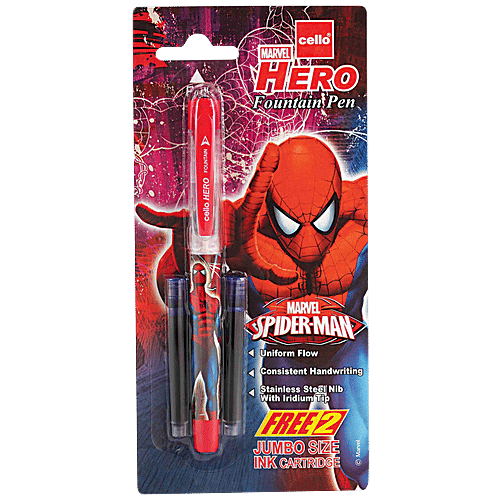 Buy BIC Cello Hero Fountain Pen - Blue Online at Best Price of Rs 45 ...