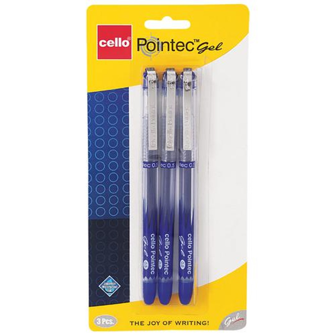 Buy BIC Cello Pointec Gelpen - Blue Online at Best Price of Rs 60 ...
