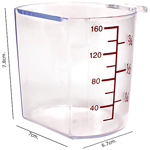 Buy Inomata I-1100 Transparent Measuring Cup Plastic - Durable, Easy To ...