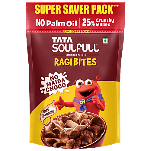 Buy Tata Soulfull Ragi Bites No Maida Choco - Breakfast Cereals, Rich ...