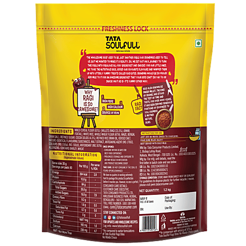 Buy Tata Soulfull Ragi Bites No Maida Choco - Breakfast Cereals, Rich ...