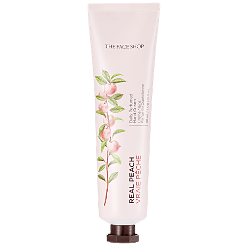 Buy The Face Shop Daily Perfumed Hand Cream - Real Peach Online at Best ...