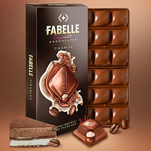 Buy Fabelle Exquisite Chocolates - Tiramisu Inspired Centre Filled Bar ...
