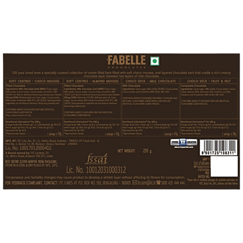 Buy Fabelle The Bars Treasury Chocolate Bars Online at Best Price of Rs ...