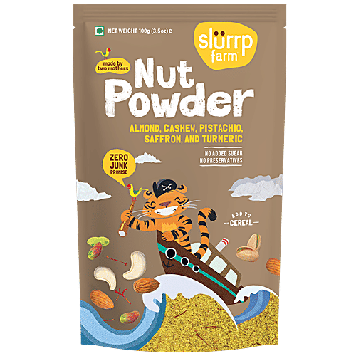 Buy Slurrp Farm 100% Natural Nut Powder - No Added Sugar Or ...