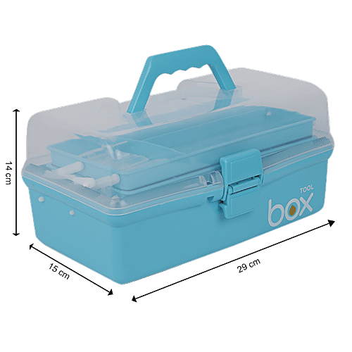 Buy DP Tool Box - With Handle, Plastic Assorted Colours Online at Best ...