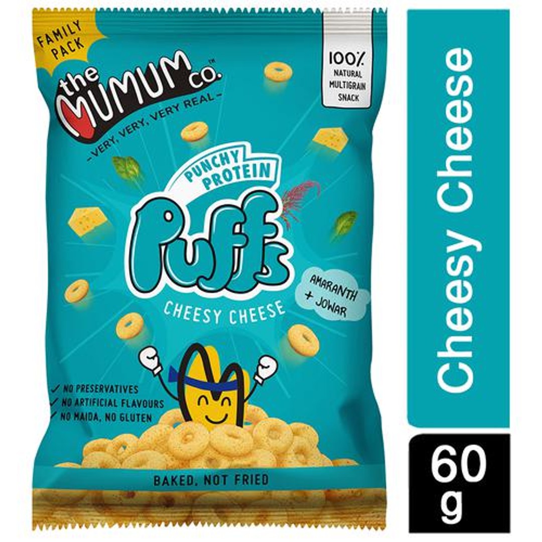 Buy The Mumum Company Punchy Protein Puffs - Cheesy Cheese Online at ...