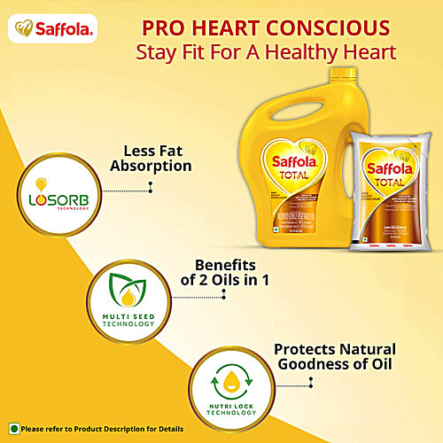 Buy Saffola Total Pro Heart Conscious Edible Oil Online at Best Price ...